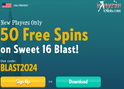 Mаnhаttаn Slоtѕ Casino No Deposit Bonus Codes - 50 Free Spins!