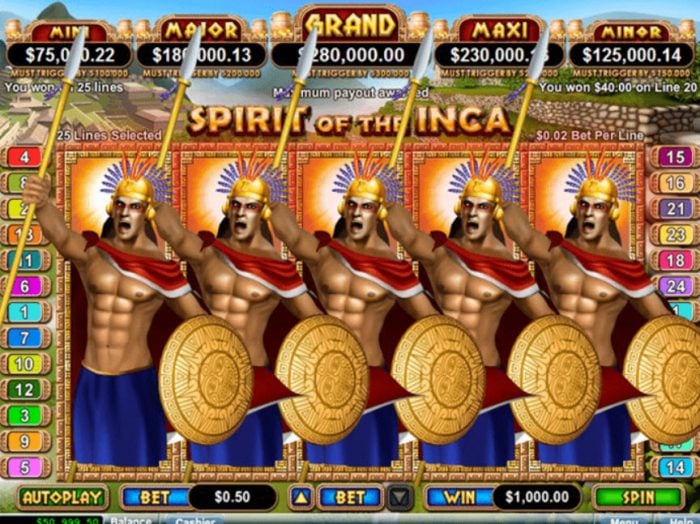 Spirit of the Inca Game Review | RTG SLOTS