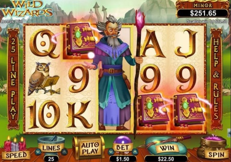 Magical Wild Wizard Slot Review - Best RTG Slots
