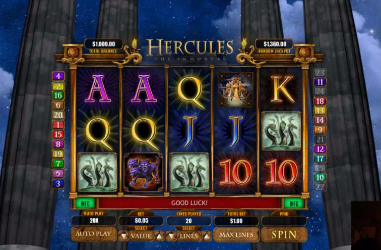 Hercules the Immortal Slot Review | RTG Slots