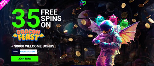 Dragon Feast Slot - 35 Free Spins!